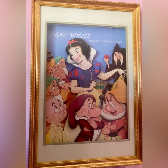 Wall Decor | Snow White And The Seven Drawfs 3d Picture In Frame | Poshmark